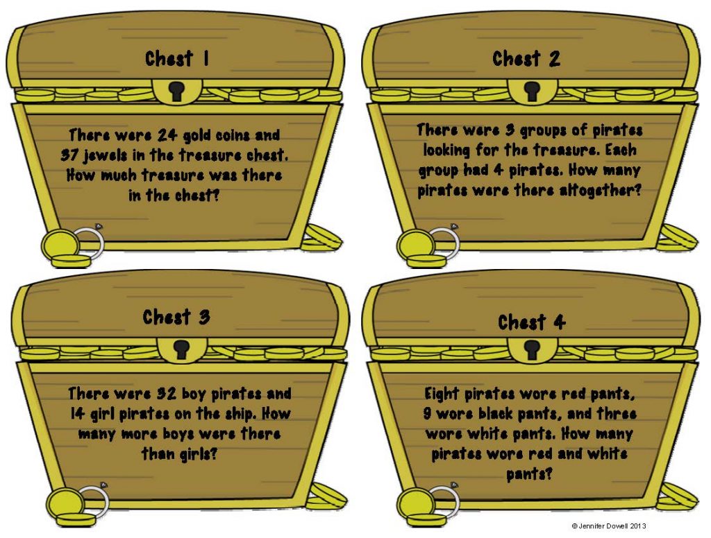 Math Word Problems Scavenger Hunt Love Teaching Kids