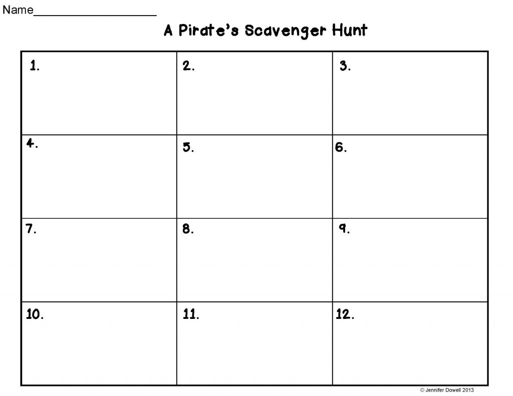 pirate math scavenger hunt_Page_09 - Love Teaching Kids