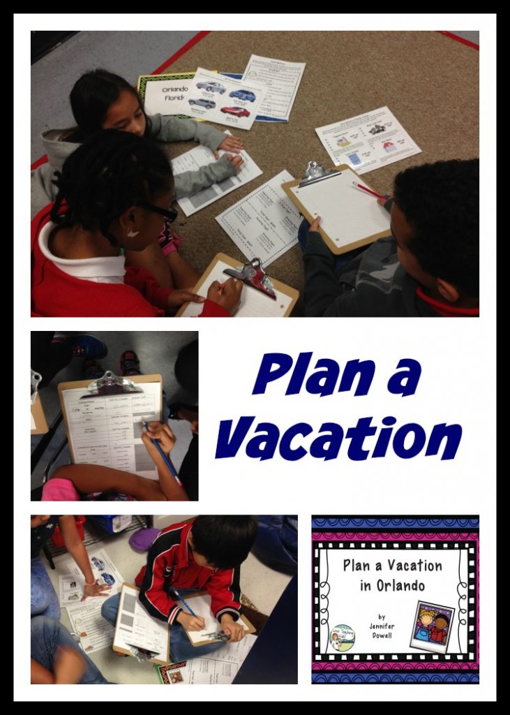 plan a vacation - Love Teaching Kids