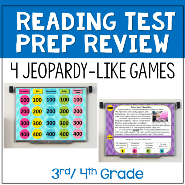 Test Prep Reading Stations for Upper Elementary Classrooms