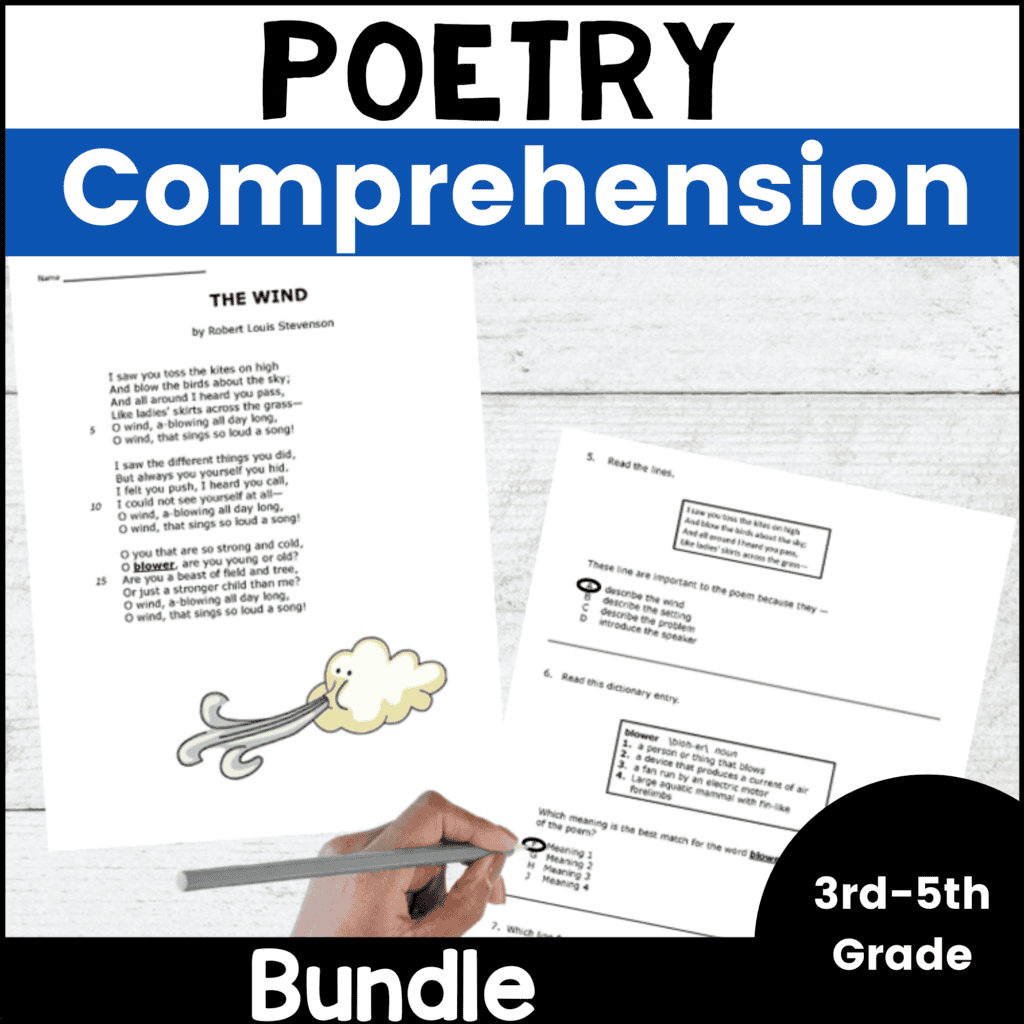 Poetry Tests and Small Group Lessons Bundle for 3rd-5th - Love Teaching ...